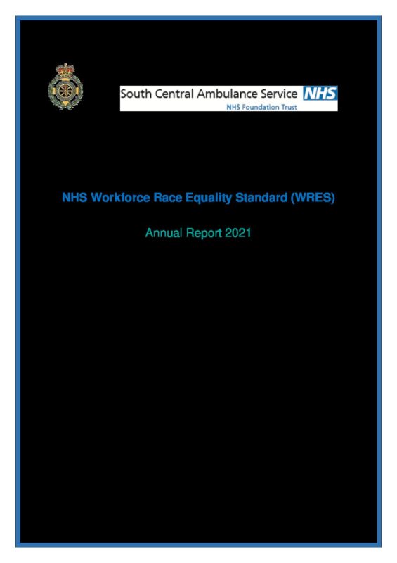 NHS Workforce Race Equality Standard Annual Report 2021 | South Central ...