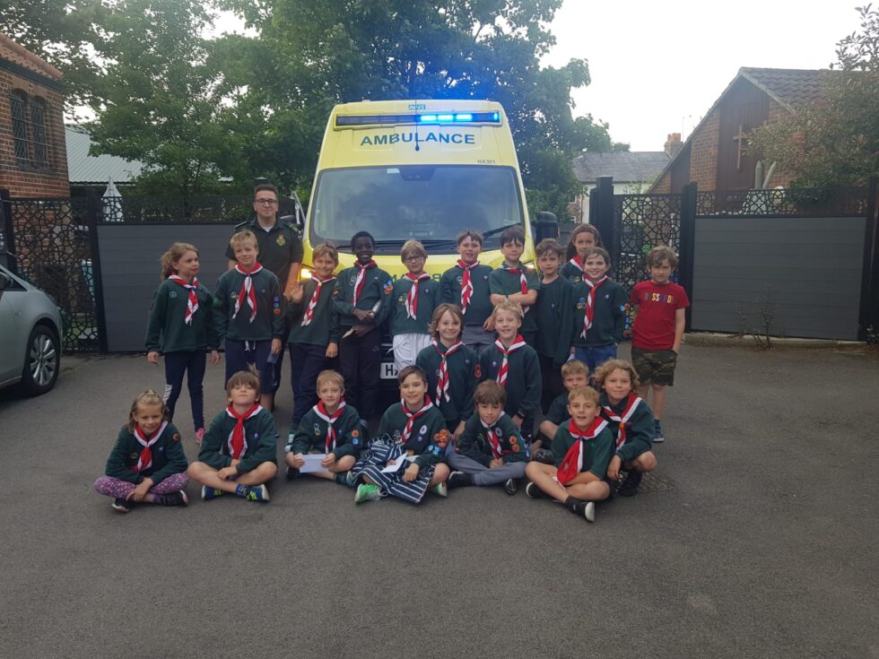 A Great Visit With A Local Newbury Scout And Cub Group South Central Ambulance Service