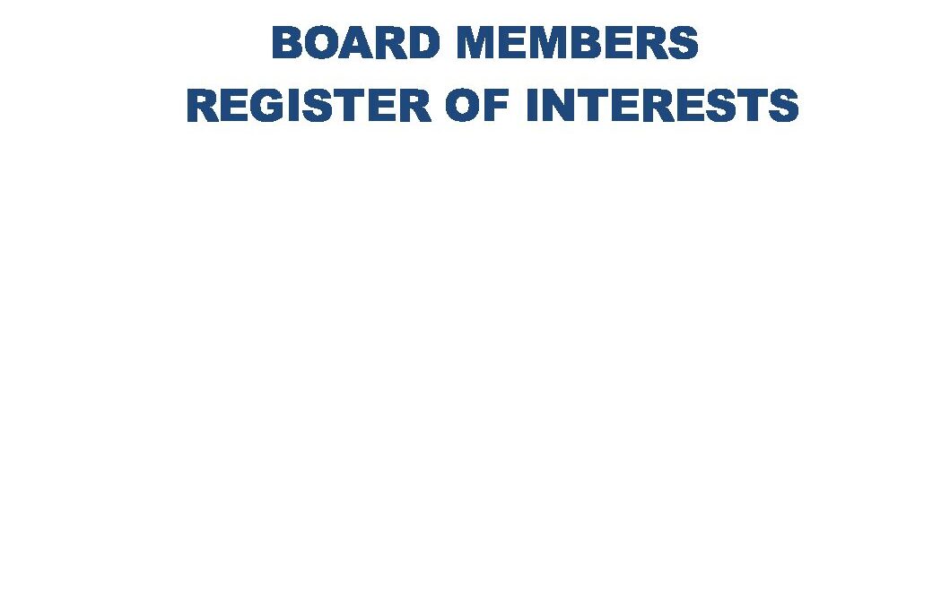 Board Members Register of interests – 31 August 2022 | South Central ...