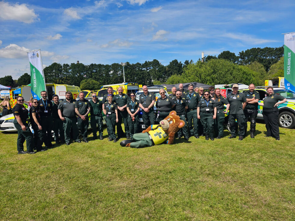 SCAS attend Emergency Services Day, Gang Warily, Fawley over May bank ...