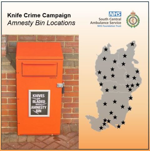 Knife Crime Campaign: Knife Surrender Bins | South Central Ambulance ...