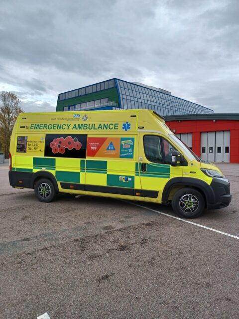 SCAS introduces poppy branded ambulances for November | South Central ...